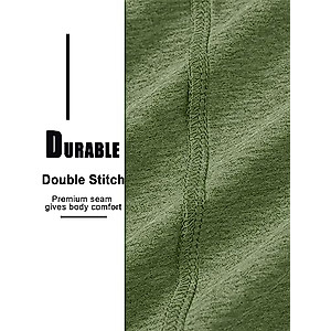 TACVASEN Men's Workout T Shirts Athletic Fit Shirts Gym T Shirts Dry Fit Shirts Running Shirts Active Tees Shirts Summer Fitness Shirts for Men Green