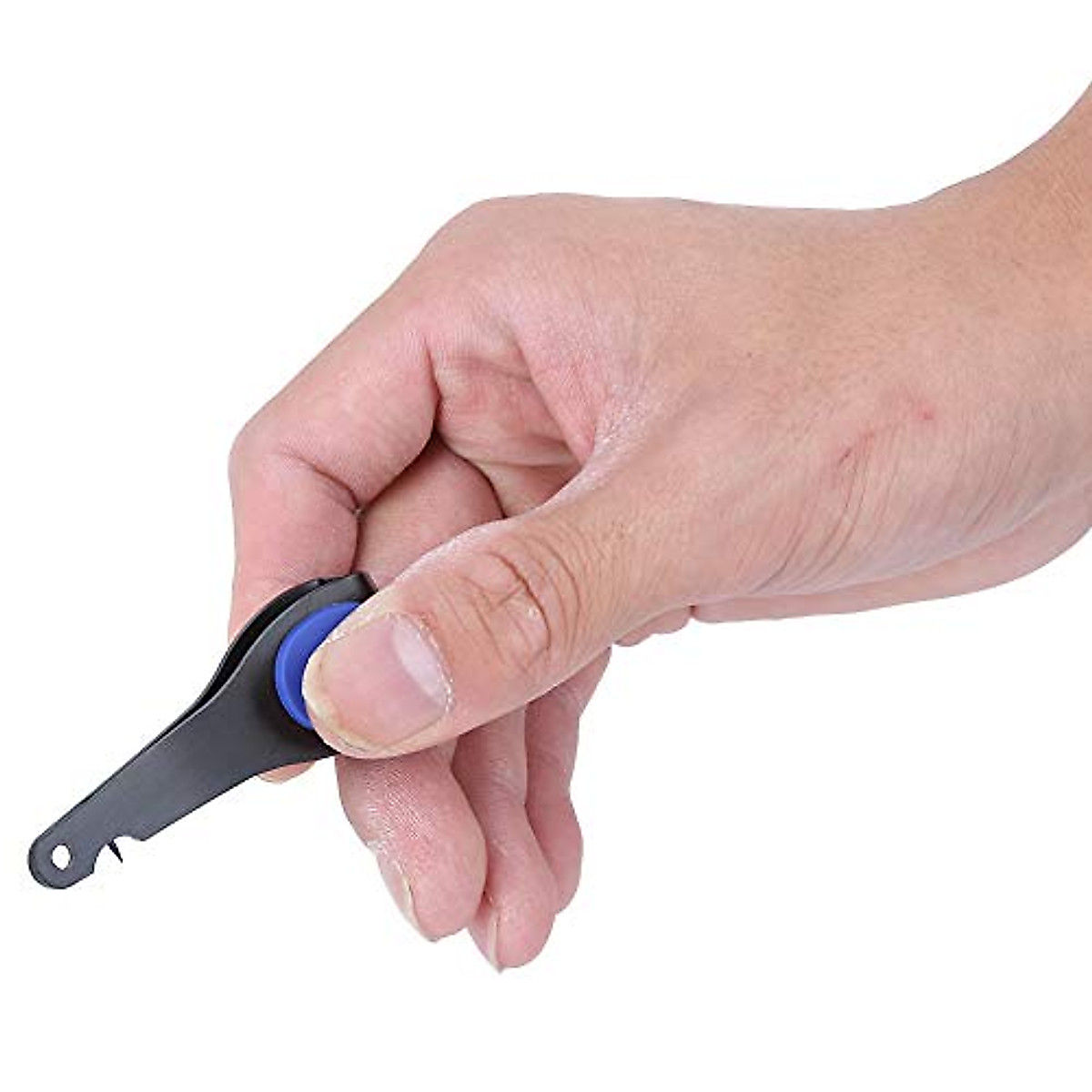 Mxzzand Fishing Line Cutter, Fish Tackle Tool Portabl Portable Fishing Line Cutter Fishing Tackle with Key Chain for Fly Fishing Accessories for Outdoor