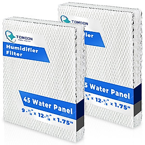45 Water Panel Humidifier Filter Compatible with April.aire 400 400A 400M Humidifier, 9-7/8" x 12-7/8" x 1.75"(Pack of 2 by TOMOON)