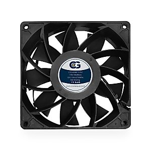 Coolerguys 12vDC Waterproof IP67 Fan (High Speed, 140x38mm)