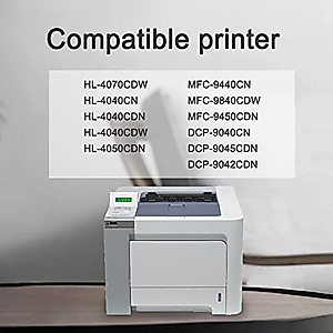Compatible 4 Pack TN110 TN110BK TN110C TN110M TN110Y Toner Cartridge Replacement for TN110-KCMY HL-4070CDW 4040CDW MFC-9440CN 9840CDW DCP-9040CN Printers ,Sold by OXYZOU(1BK+1C+1M+1Y).