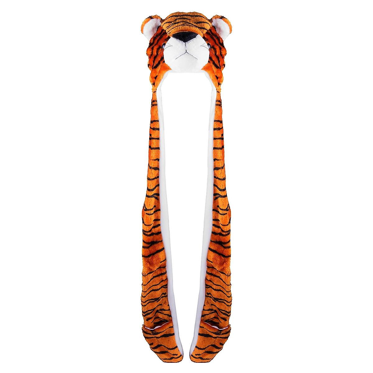 Super Z Outlet Tiger Cute Plush Animal Winter Ski Hat Beanie Aviator Style Winter (Long)