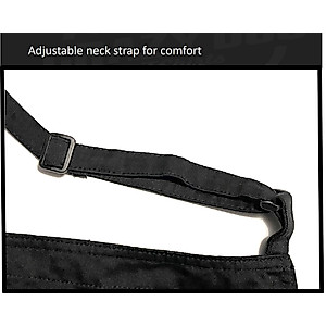 Cookout Apron The Food Has Weed In It Funny 420 Marijuana Smock (Black) - Black; One size