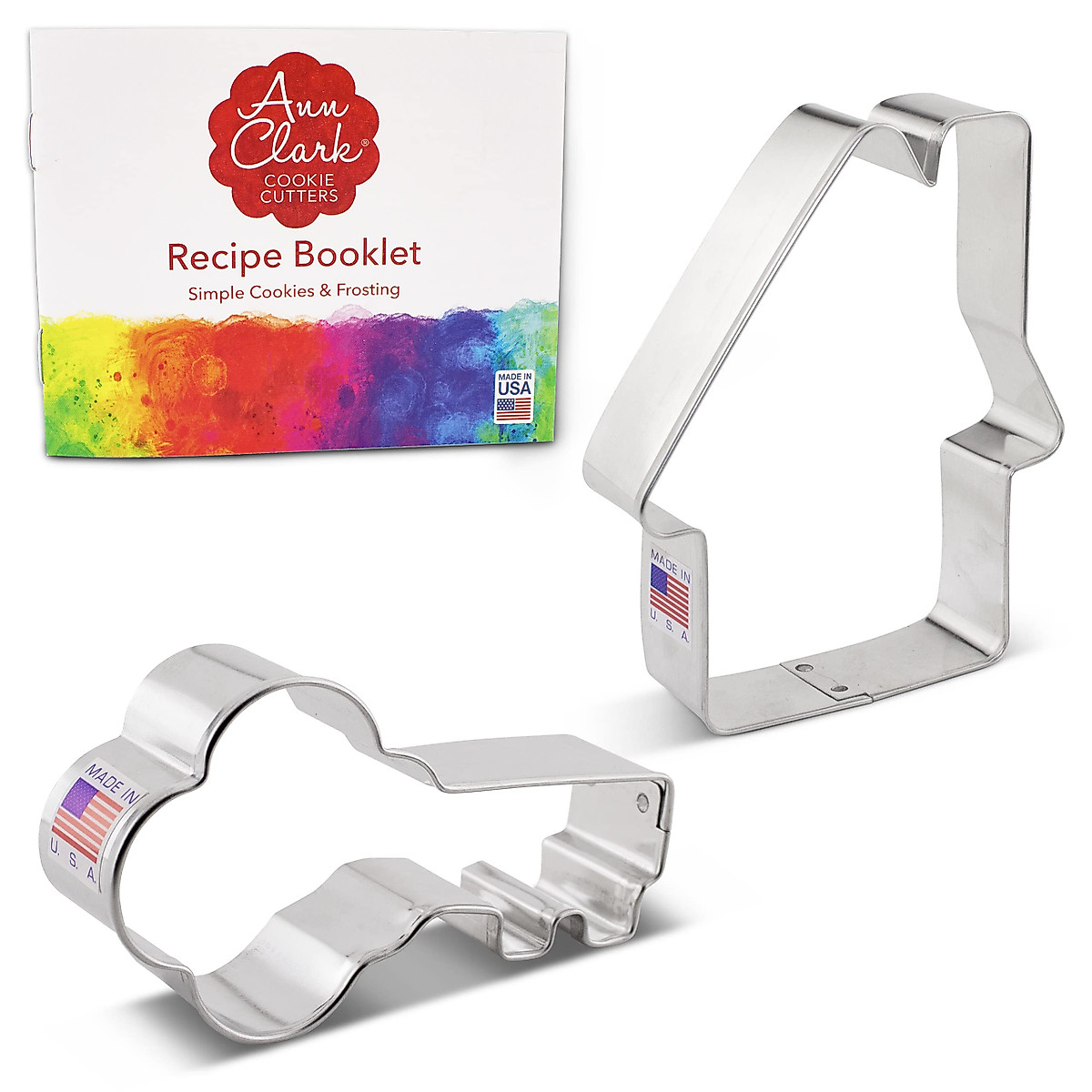 Real Estate Cookie Cutters 2-Pc. Set Made in USA by Ann Clark, House, Key