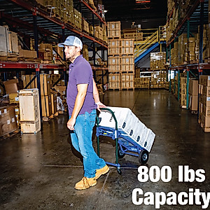 American Lifting 800 lbs Quick Latch Hand Truck, Metal Frame