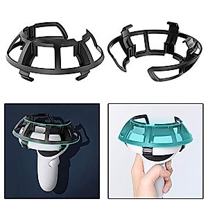 Ronyme Anti-Shock Controller Frame Guard Cover Protective for Oculus Quest 2 Anti-Throw Handle Protective Practical Non Slip Dustproof