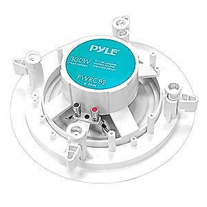 Pyle 6.5 Inch 300W Home Audio in Ceiling or Outdoor Speaker Waterproof (4 Pack)