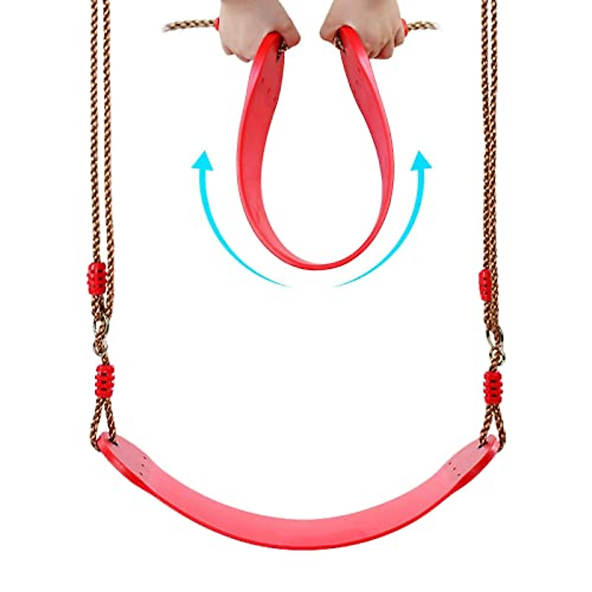 Swing Seats for Kids, Swing, Tree Swing, Swings Seat, 300 Lbs Weight Capacity Swing Board & Rope Outdoor Porch Backyard Playground for Children