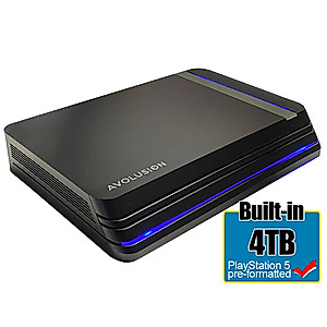 Avolusion HDDGEAR PRO X 4TB USB 3.0 External Gaming Hard Drive for PS5 Game Console - 2 Year Warranty (Renewed)