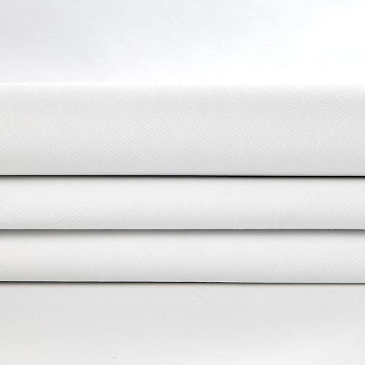 Roc-lon 54 Inch Budget Blackout Drapery Lining, White Cut by The Yard