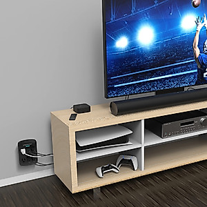 Wall Tap Plug 6-Outlet Extender with Outlet Surge Protector for Home, Travel, Office, Home Appliances, Computers, and Smart Phone Devices – 300J and ETL Listed