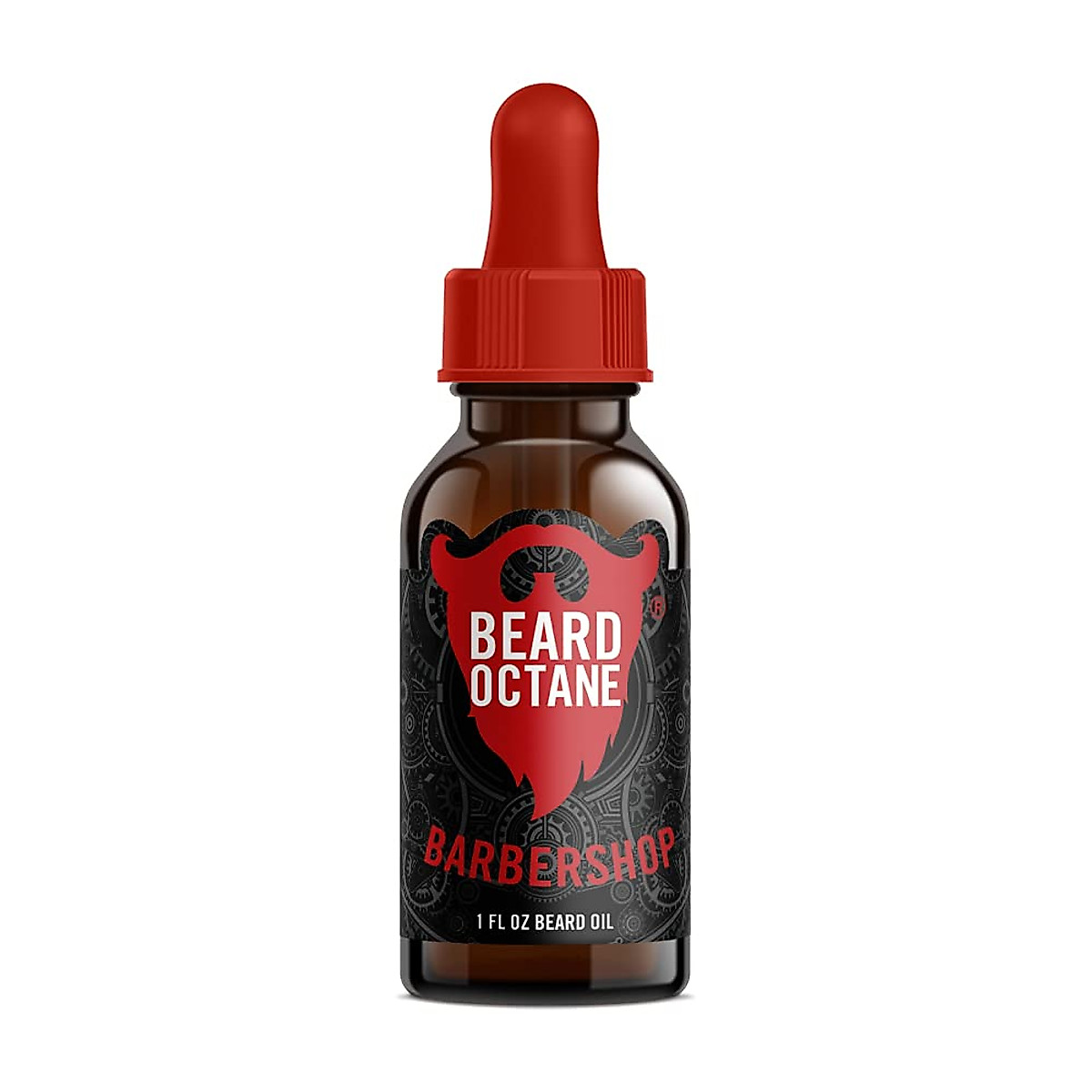 Beard Octane: Barbershop - Natural Beard Oil w/Argan Oil - 1 Oz - Promotes Softer Beards - Made in USA - Premium Beard Care