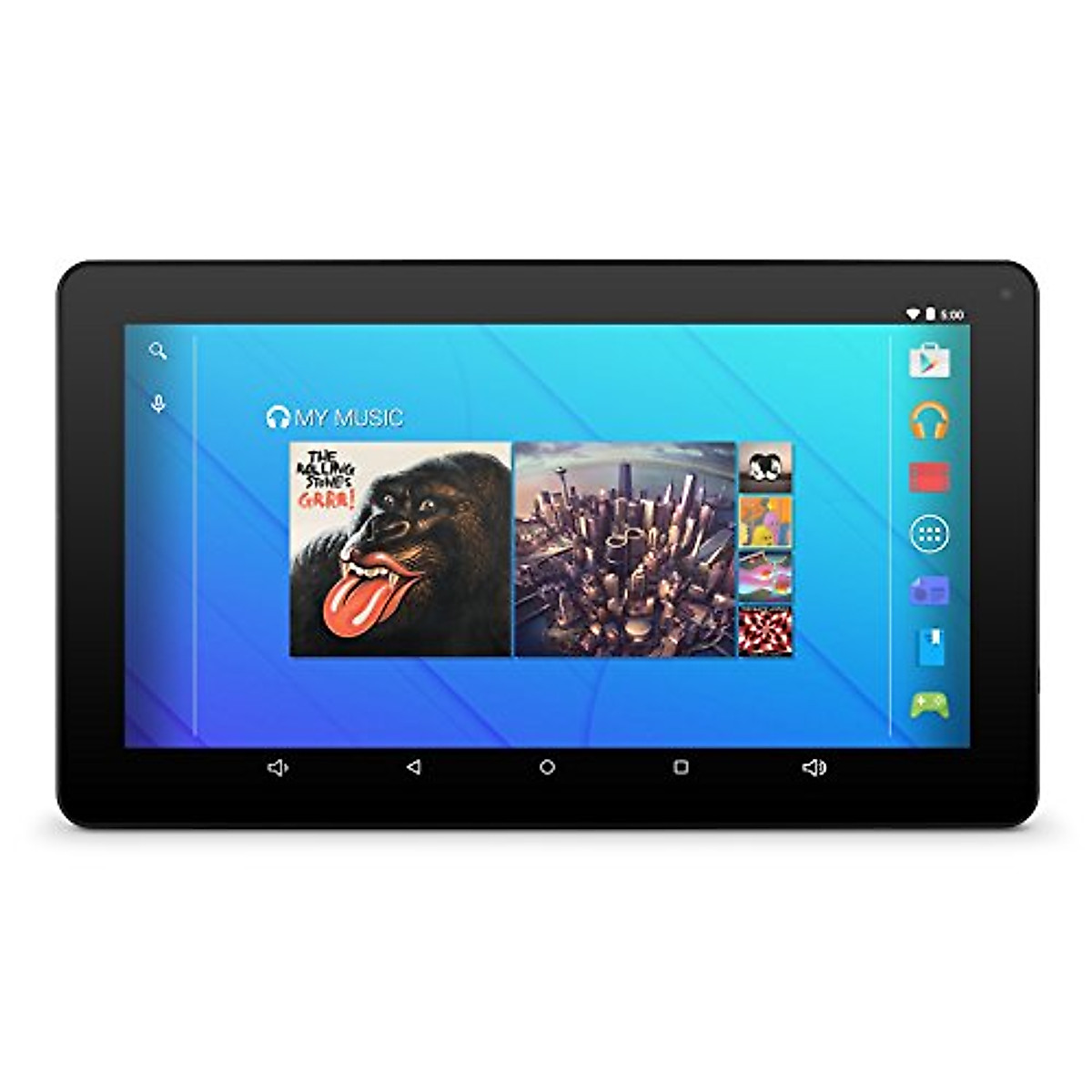 Ematic 10-inch Android 5.1 (Lollipop), Quad-Core 16GB Tablet with Keyboard Folio Case and Headphones, Purple