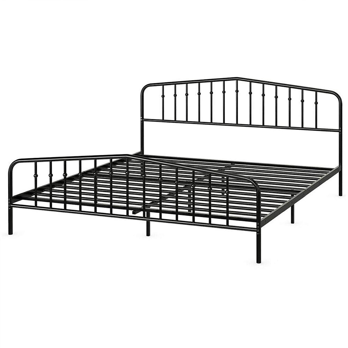 K/A Metal Smart Base Bed Frame/Platform Bed Frame/No Box Spring Needed/Sturdy Steel Frame/Underbed Storage, Queen,Full Size Platform Bed Frame,keesta Bed Frame,Full Bed Frame (Black)