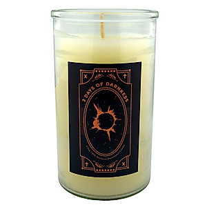 3 Days of Darkness Vigil Candle with preparation instructions | 72-hour candle | Pure 100% Beeswax candle | Votive Candle in Glass for Safety | Catholic Spirituality Candle | Made in the USA
