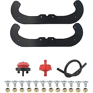 Chacarbtu 117-7700 Snowblower Paddles for Toro PowerClear 180 418 518 ZR ZE 18" Snow Blower with Hardware Kit