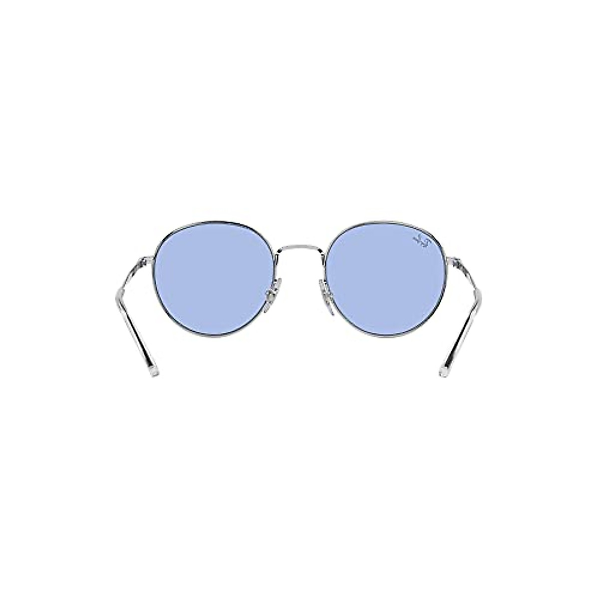 Ray-Ban RB3681 Round Sunglasses, Silver/Blue, 50 mm