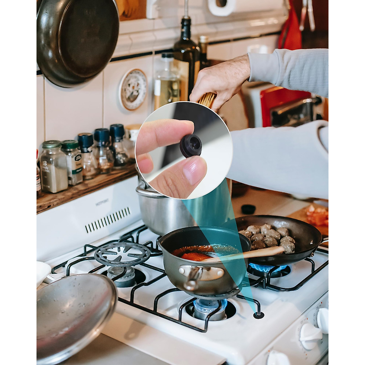 YUYUZSEN 14 Pcs RV Stove Top Grommets, Black Furnace Grommet Camper Stove Grommets Protective Rubber Grommets. RV Stove Grommet Kit for Magic Chef and for Atwood Stove Grates Black Rubber Grommet.