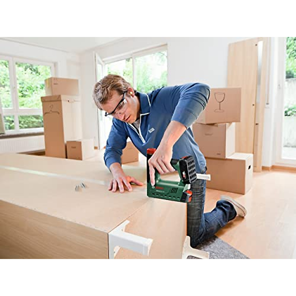 Bosch Fine Wire Staple Type 53 (Textiles, Carton, 114mm x 0.74mm x 8mm, Accessories for Joining)