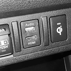 Timloon HDMI Socket Mount Cable +USB Audio Input Audio Relay Use for Toyota（Type A）