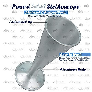 Pinard Foetal Stethoscope Gyno Instruments Aluminium