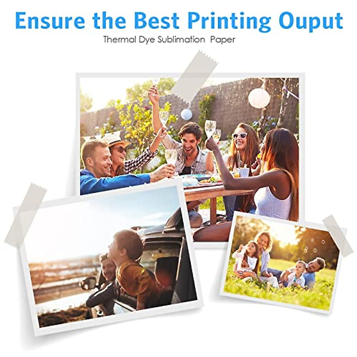 Liene Photo Printer Paper & Ink Cartridge (80 sheets + 2 Ink Cartridge)