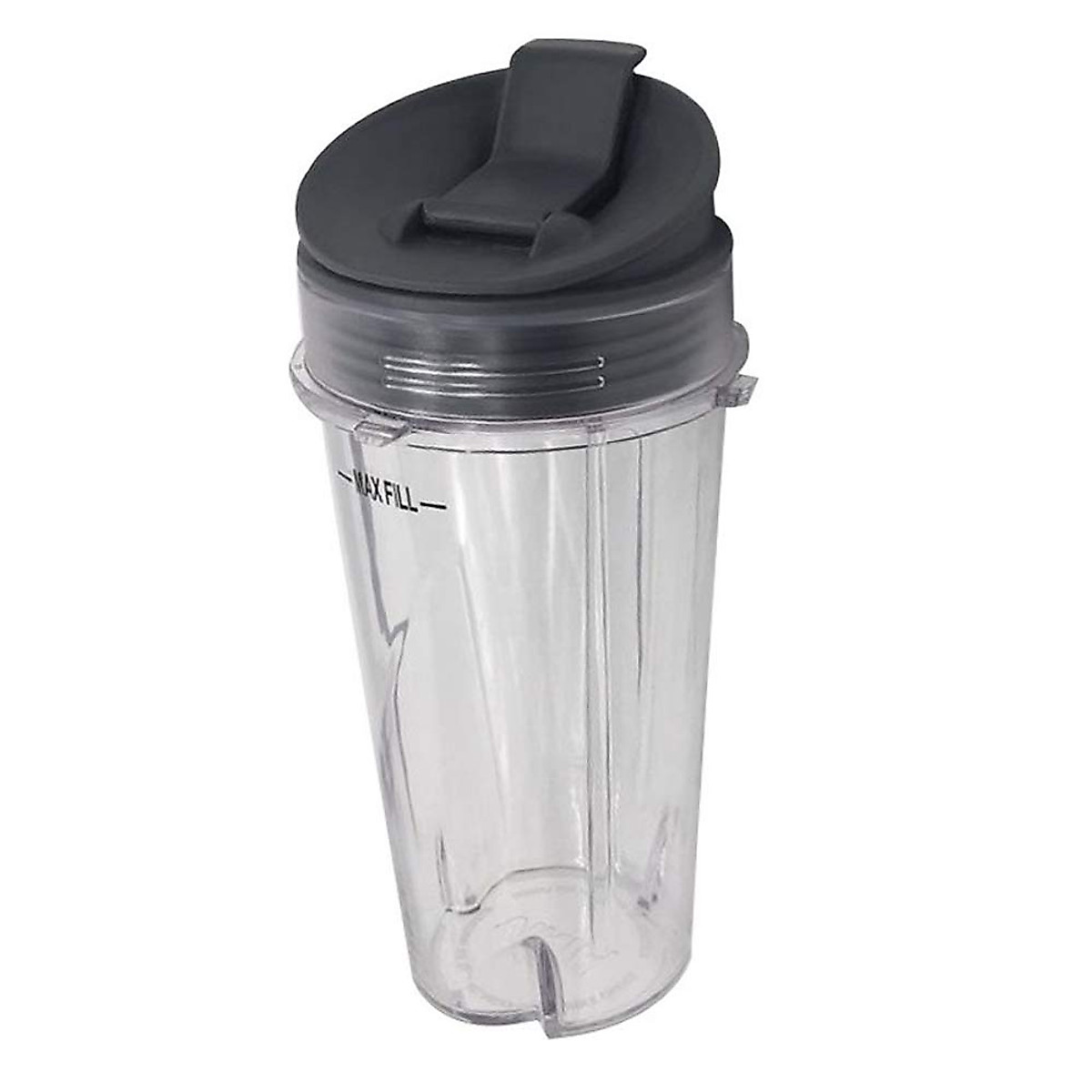 Two Pack 16-Ounce (16 oz.) Cup with Sip & Seal Lid Fit for Nutri Ninja blender series with BL660/BL663/BL663CO/BL665Q/BL771/BL773CO/BL780/BL780CO/BL810/BL820/BL830/QB3000/QB3000SSW/QB3004/QB3005