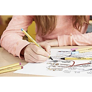 STABILO Point 88 Fineliner, Black, Wallet of 10