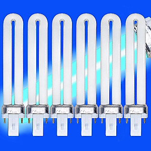 amgolibi 6 Pack Compatible with DynaTrap 21050 Replacement Bulb 9W Light for DT3009, DT3019 DT3039 6.5 Inch Length