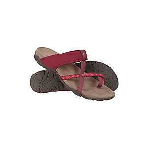 Mountain Warehouse Marbella Womens Sandals Dark Pink Womens Shoe Size 8 US
