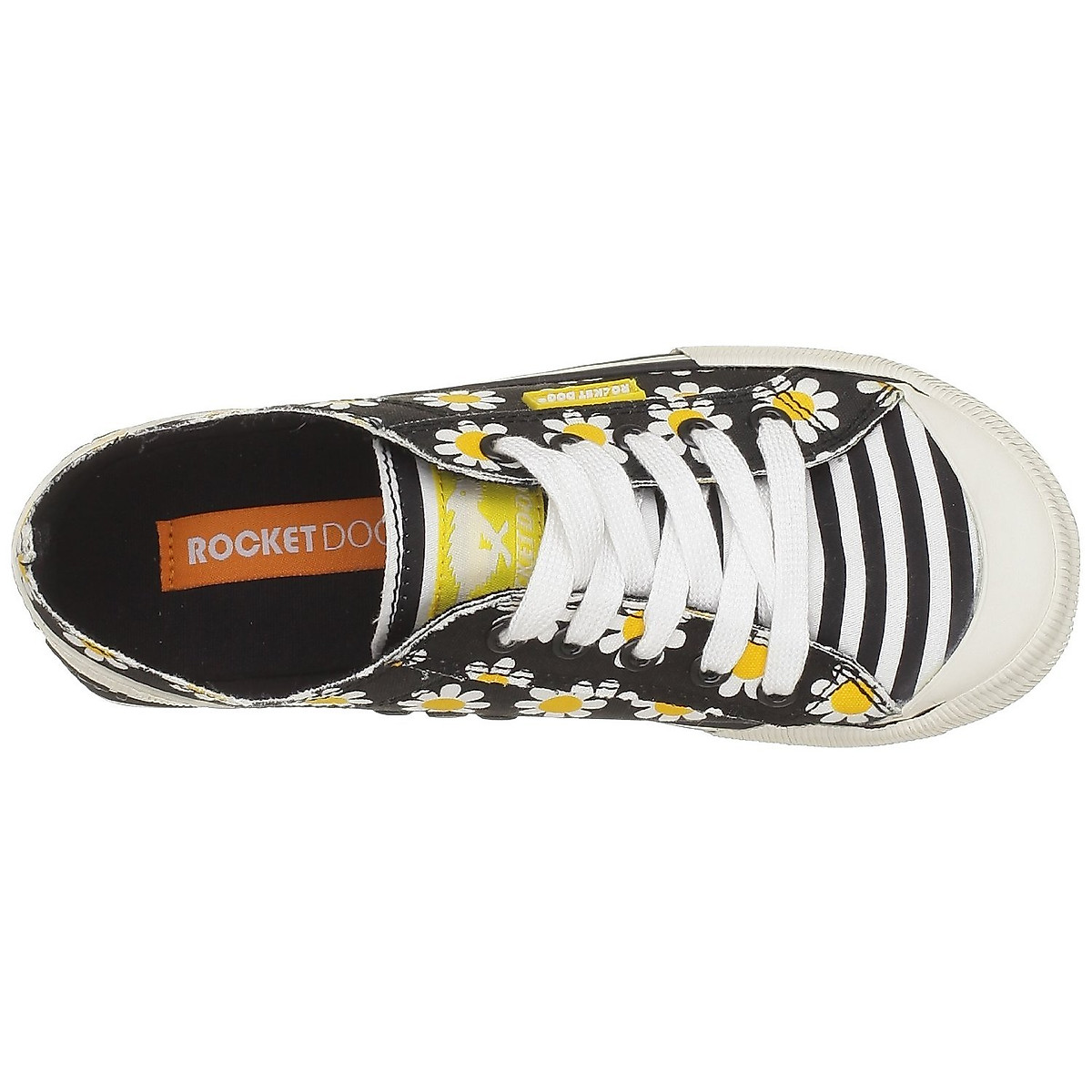 Rocket Dog womens Jazzin Sneaker, Daisy Black, 7 US