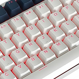 Happy Balls PBT Keycaps Backlit Cherry MX Keycap Set Doubleshot OEM Profile Translucent with Keycap Puller for US UK Layout 61 68 84 87 104 108 MX Switches Mechanical Keyboard