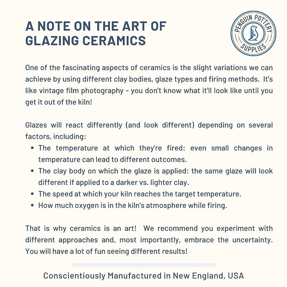 Penguin Pottery - Nantucket Series - Mint - Low Fire Glaze Cone 06-04 for Low Fire Clay - Ceramic Glaze Pottery (1 Pint | 16 oz | 473 ml)