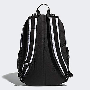 adidas Unisex-Adult Excel Backpack, Jersey White/Black, One Size