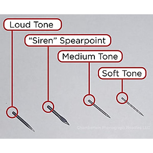 300 Loud Tone Phonograph Needles, per pack. Steel Needles For Gramophone and Phonographs – Turntable Replacement Stylus Needles
