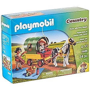 Playmobil Picnic with Pony Wagon Playset