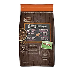 Merrick Lil' Plates Small Breed Dog Food, Grain Free Real Texas Beef and Sweet Potato with Raw Bites Recipe, Small Dog Food - 4 lb. Bag