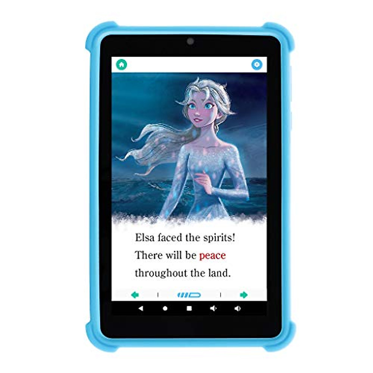 Venturer Small Wonder 7" Android Kids Tablet with Disney Books, Bumper Case & Google Play, 16GB Storage & 2GB RAM Dual Band 5GHz/2.4GHz WiFi (Blue)