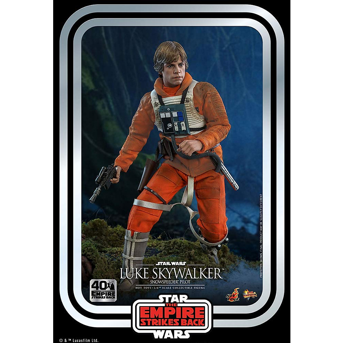 Hot Toys Star Wars The Empire Strikes Back 11 Inch Action Figure 1/6 Scale - Luke Skywalker Snowspeeder Pilot 906711