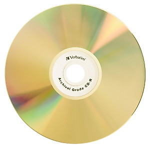 Verbatim CD-R 700MB 52X UltraLife Gold Archival Grade - Branded Surface & Hard Coat - 50pk Spindle