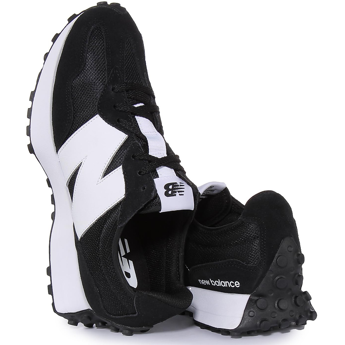 New Balance Men's Sneakers, Black, 10 US