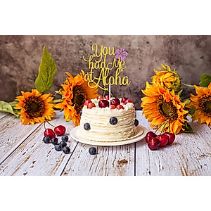 You Had Me At Aloha Cake Topper, Hawaii Wedding Decor, Mr and Mrs Cake Topper, Tropical Summer Beach Wedding Bridal Shower Wedding Party Decoration