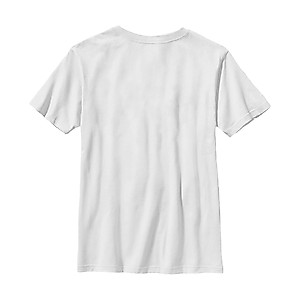 Pokemon Boys Eevee Evolution Tarot Card Short Sleeve Tee Shirt, White, Youth X-Small