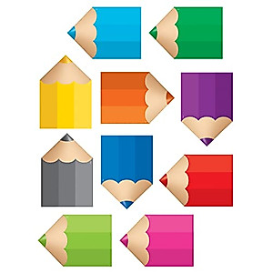Teacher Created Resources Colorful Pencils Pennant Accents (5655)