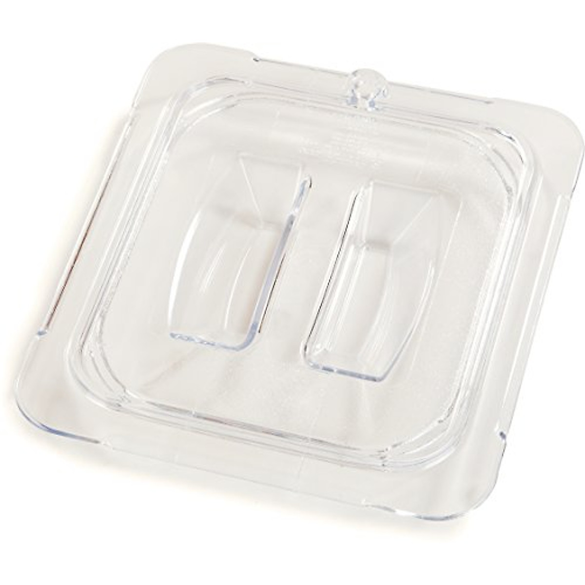 Carlisle FoodService Products 10310U07 StorPlus Sixth Size Polycarbonate Universal Handled Food Pan Lid, Clear