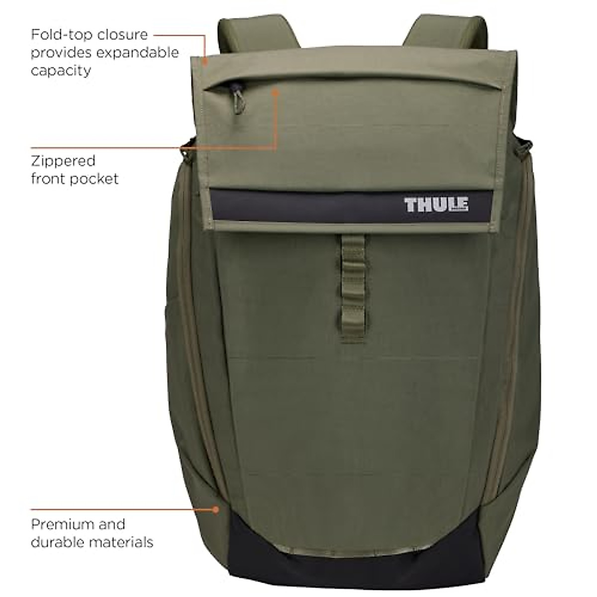Thule Paramount 27L Backpack - Commuter Backpack - Padded Pocket fits a 16" Laptop