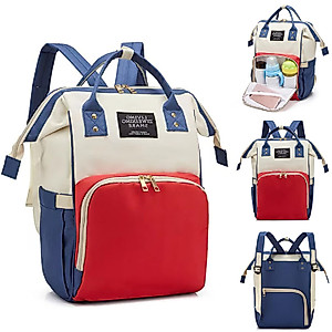 CHERSE Diaper Bag Backpack,Large Travel Diaper Changing Backpacks,Multifunction Portable Waterproof Baby Nappy Bags for Boys & Girls, Baby bag,Stroller Accessories