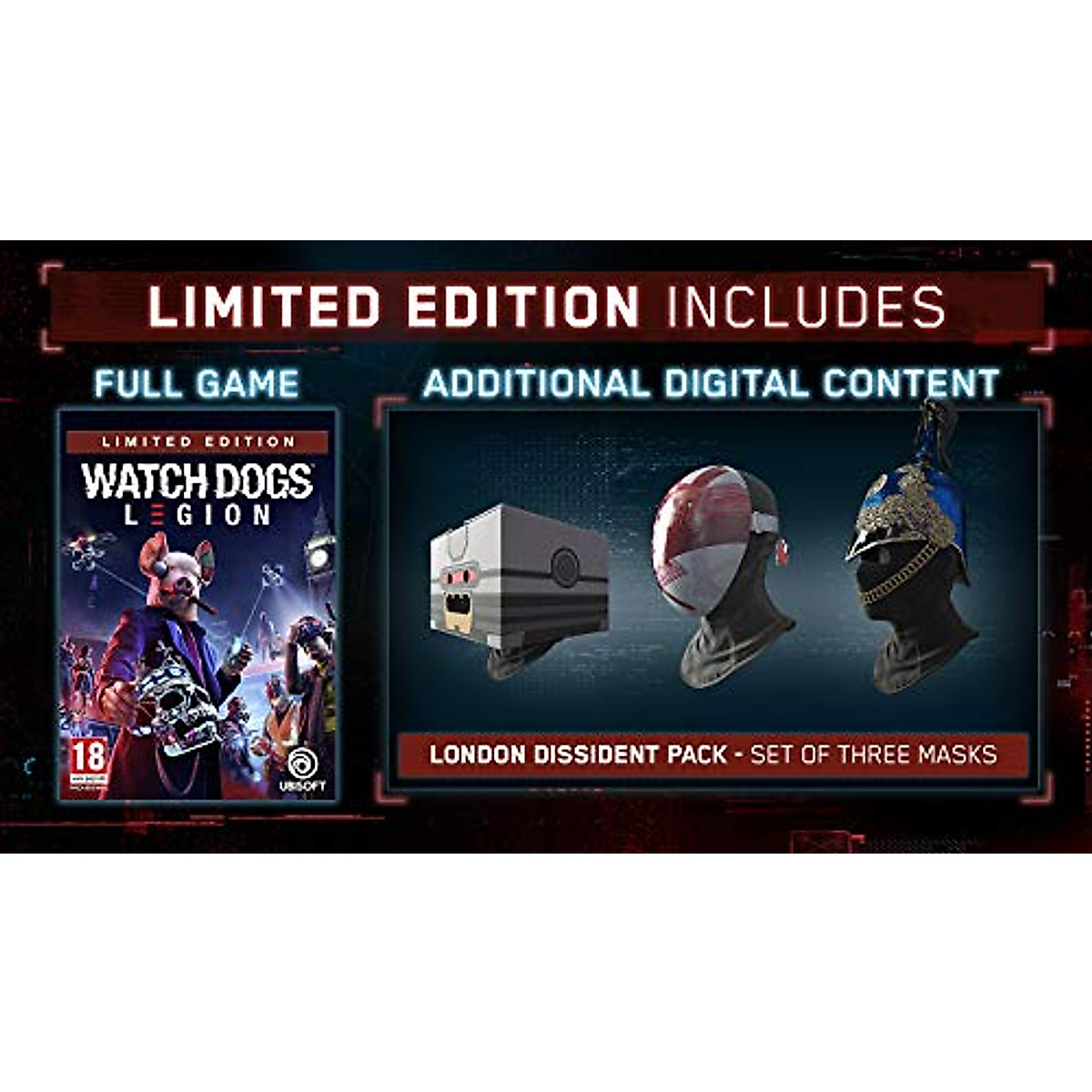 Watch Dogs Legion Limited Edition (Exclusive to Amazon.co.uk) (Xbox One)