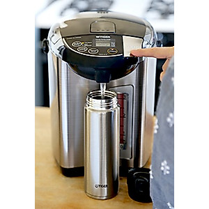 Tiger PDU-A40U Electric Water Boiler and Warmer (135 oz, Black)
