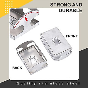 Square Slot Cutter with Four Blades, Multi-Tool Single and Double Gang Electrical Wall Outlet Cutter for Plastic Metal OLow-Voltage Electrical Boxes Mounting, Precise Cutting 2-3/8” x 3-3/4” (1pc)
